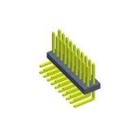 China 1.27mm Pin Header Dual Row SMT Connector 1A 500V Board Spacer for sale