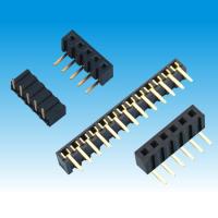 China 2.0 mm Height 4.3 Single Row Female Header Connector Right Angle Type for sale