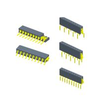 China 2.0 mm H 4.3 Single Row Female Header Connector Bottom Entry Type for sale