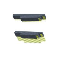 China Gold Flash Female Header Connector Straight Type Single Row Height 11 for sale
