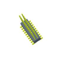 China SMT Dual Row Pin Header 1.27mm Pitch PA6T Stand for PCB Board Connector for sale