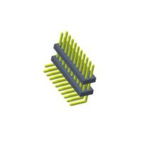 China Spacer Straight Pin Header Connector Dual Row Current Transmission for sale