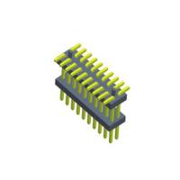 China 1.27mm Board Spacer Dual Row Straight Right Angle for sale