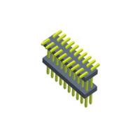 China 1.27mm Board Spacer Dual Row Straight Right Angle for sale