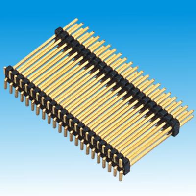 China Board Spacer Surface Mount Pin Header Dual Row Au Contact Plating for sale