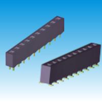 China 3.96mm Pitch 8.89mm Height Single Row SMT Female Header Connector Tin Plating for sale