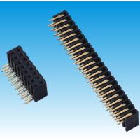 China 2.0 mm Height 7.2  Dual Row Female Header Connector Right Angle Type for sale