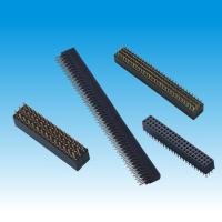 China Quad Row Female Header Connector , Straight Type 2mm Pitch Pin Header for sale