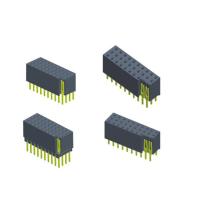 China Quad Row Female Header Connector , Straight Type 2mm Pitch Pin Header for sale