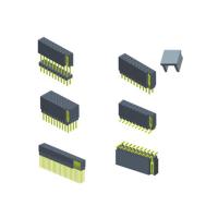 China Triple Row 2 Pin Header Connector Female H 6.35 Straight Type For PCB for sale