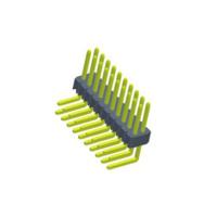 China 1.27mm Dual Row Right Angle Pcb Header 20mΩ Max Contact Resistance for sale