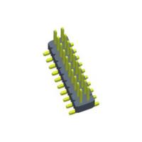 China 1.27mm Dual Row Right Angle Pcb Header 20mΩ Max Contact Resistance for sale