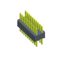 China 1.27*2.54mm SMT PCB Header Connector , 1AMP Rated Current Dual Row Pin Header for sale