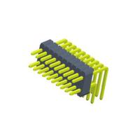 China 1.27*2.54mm SMT PCB Header Connector , 1AMP Rated Current Dual Row Pin Header for sale