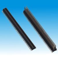China 1.27*2.54mm SMT PCB Header Connector , 1AMP Rated Current Dual Row Pin Header for sale