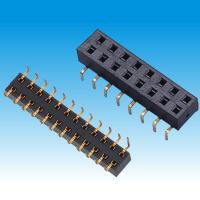 China Bottom Entry Female Header Connector Height 3.5 Dual Row SGS Certification for sale