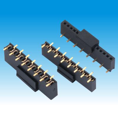 China 2.54mm Pitch Single Row Female Header Connector SMT 3A 1000V for sale