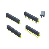 China 2.54mm Pitch Single Row Female Header Connector SMT 3A 1000V for sale
