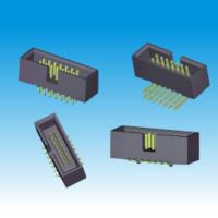 China 1.27mm Box Header Connector SMT Surface Mount Pin Header Height 4.9mm 1.5A for sale