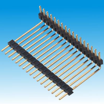 China Universal 2mm Pitch Pin Header Board Single Row Electrical Connector for sale