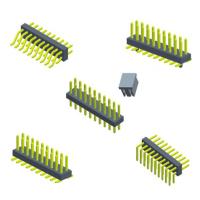 China 2.00mm PCB Pin Header Board Spacer Single Row Straight Right Angle for sale