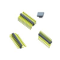 China 2.00mm SMT Pin Header Dual Row Right Angle 1.5A 500VAC Connector for sale