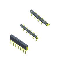 China 2.54mm Single Row Female Header Connector Bottom Entry 3A 1000V for sale