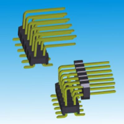 China Polyester Insulator PCB Header Connector 2mm Dual Row SMT Insulation Resistance for sale
