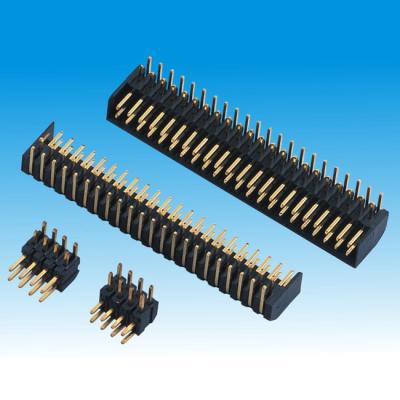 China 2mm Straight Dual Row Pin Header 1.5A 500V Board Spacer Connector for sale