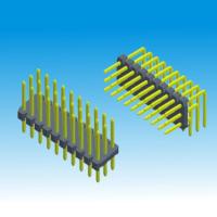 China Triple Row PCB Header Connector Straight Right Angle 1.5AMP 2.00mm Pitch for sale