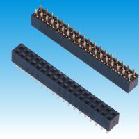 China 2.54 mm Pitch  H 5.7 Single Row Female Header Connector Straight Type for sale