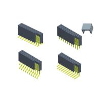 China 2.54mm Pitch 5.7mm Height Dual Row Female Header SMT Connector Y Type 3A for sale