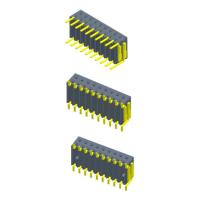 China 2.54mm Dual Row Female Header Connector SMT Side Entry 5.7mm Height Wear Resistant for sale