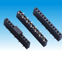 China Dual Row Female Header Connector , U Type Contact Smt Female Header for sale