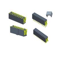 China 2.54mm Pitch 7.1mm Height Single Row Female Header Connector SMT Long Lifespan for sale