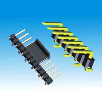 China 2.54mm Pin Header Single Row SMT 3A 500V Connector for PCB Board Spacer for sale