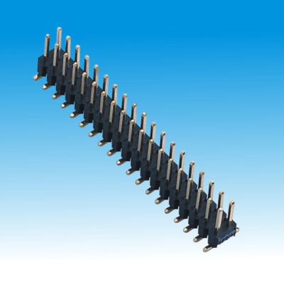 China 2.54mm Dual Row SMT Pin Header 3A Rated Current Board Spacer for sale