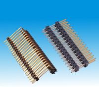 China 2.54mm Pin Header Board Spacer Dual Row Straight Right Angle for sale