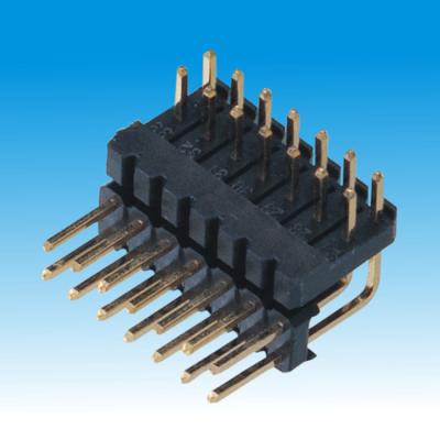 China 2.54mm Pin Header Board Spacer Dual Row rRight Angle for sale