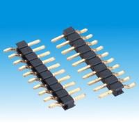 China 2.54mm Pin Header Single Row Right Angle SMT 3A 500V Connector for sale