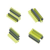 China 2.54mm Pin Header Dual Row SMT for sale