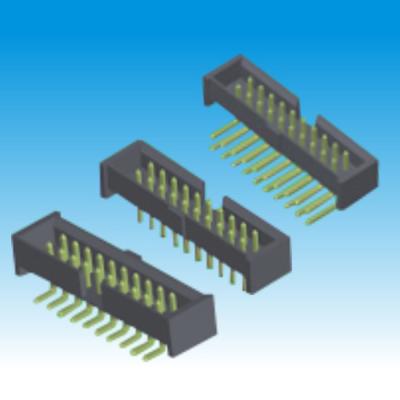 China 1.5A Straight 2mm Header Connector Height 4.8 Phosphor Brass Contact for sale