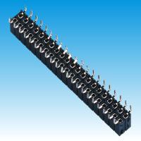 China 2.54 mm Pitch H 8.5 Dual Row Female Header Connector Bottom Entry Type for sale
