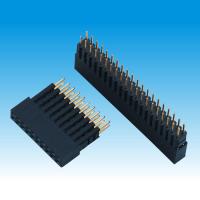 China 2.54 mm H 8.5 Single Row Female Header Connector Straight Y Type Contact for sale