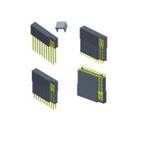 China 2.54 mm H 8.5 Single Row Female Header Connector Straight Y Type Contact for sale