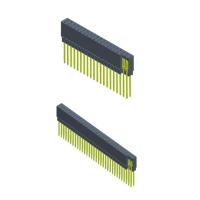 China Female Dual Row Header Connector 2.54 Mm H8.5 Straight High Strength for sale