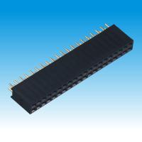 China 2.54 Mm H11 Female Single Row Header Connector Straight Y Type Contact for sale