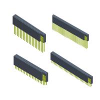 China 2.54 Mm H11 Female Single Row Header Connector Straight Y Type Contact for sale