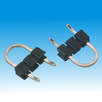 China 2.54mm 1 Inch Pin Header Hook Dual Row SMT 0.8x1.2mm Board Spacer 3A 500V for sale