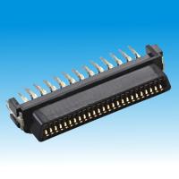 China 1.27mm SCSI Connector All Plastic IDC DIP Female Male With Harpoon Right Angle 1A 500V for sale
